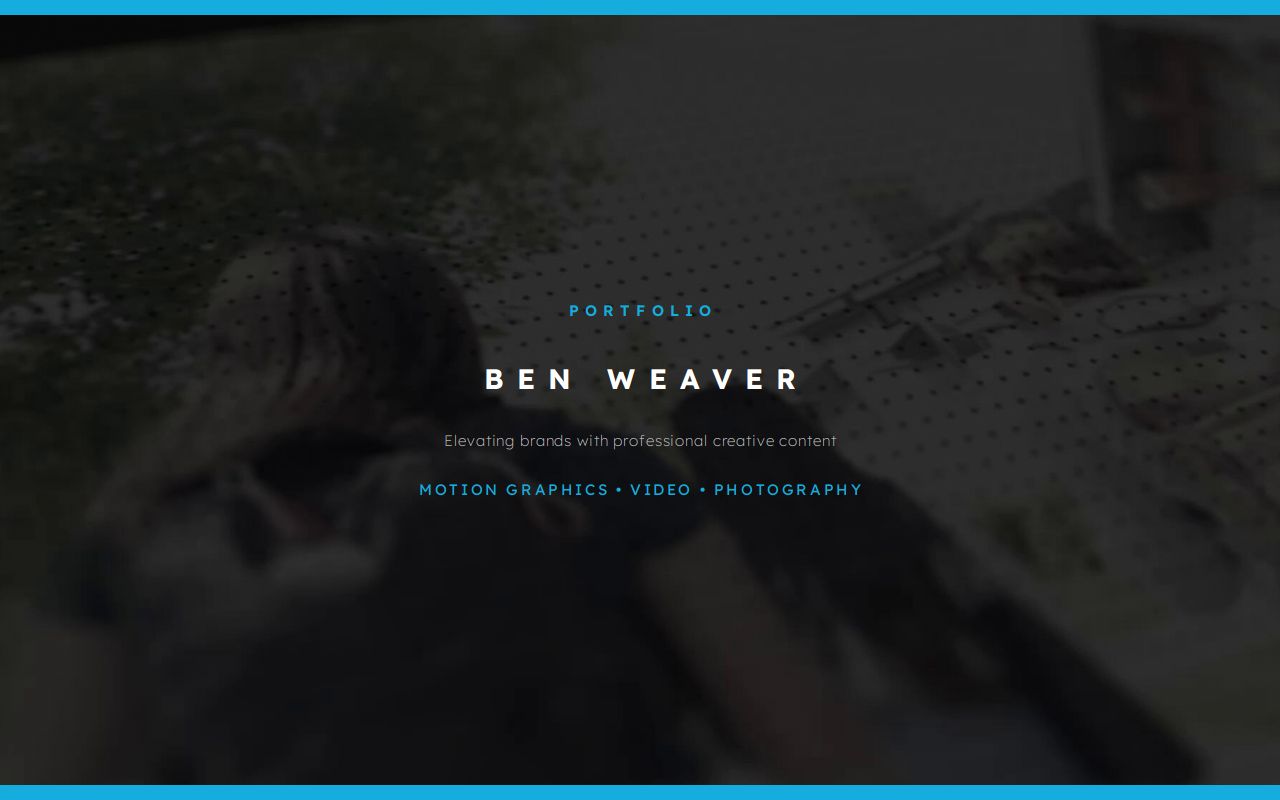 Ben Weaver | Portfolio